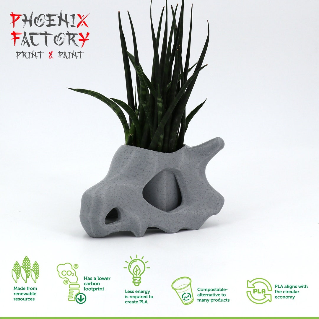 Planter Pokemon Cubone / Poke-planter Cubone / Cubone Pot / Cubone ...