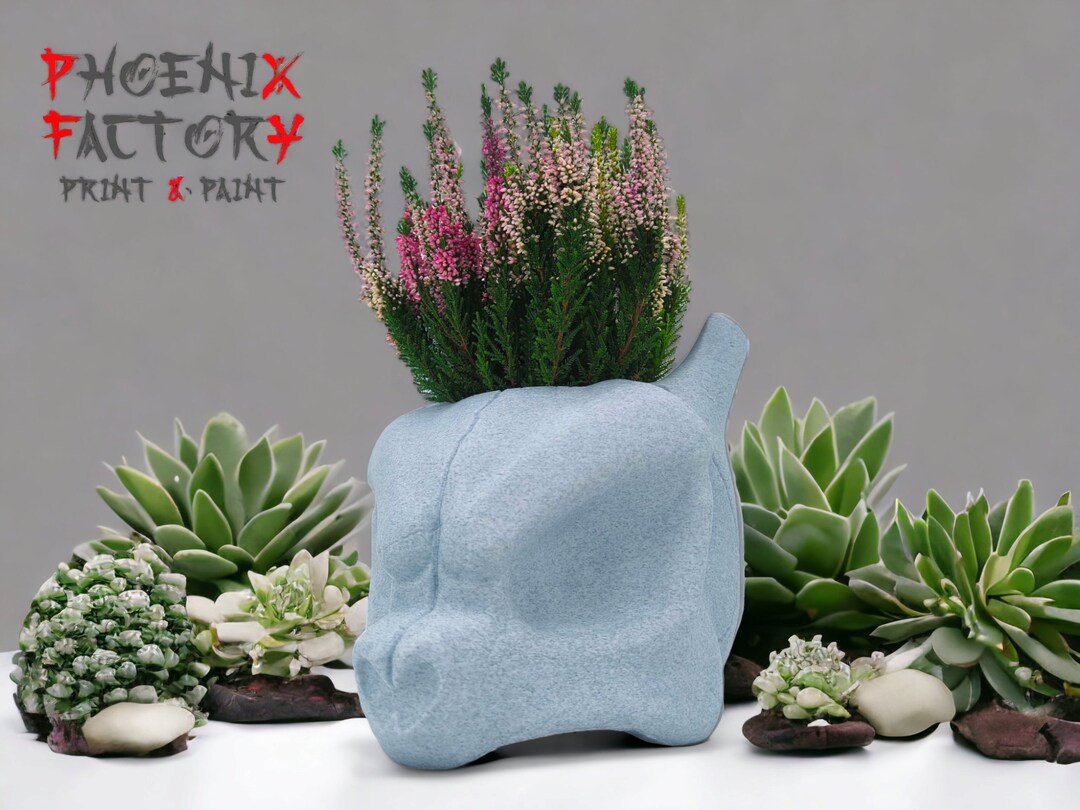 Planter Big Size Pokemon Mewtwo Cracking Poke-planter / Mewtwo Skull ...