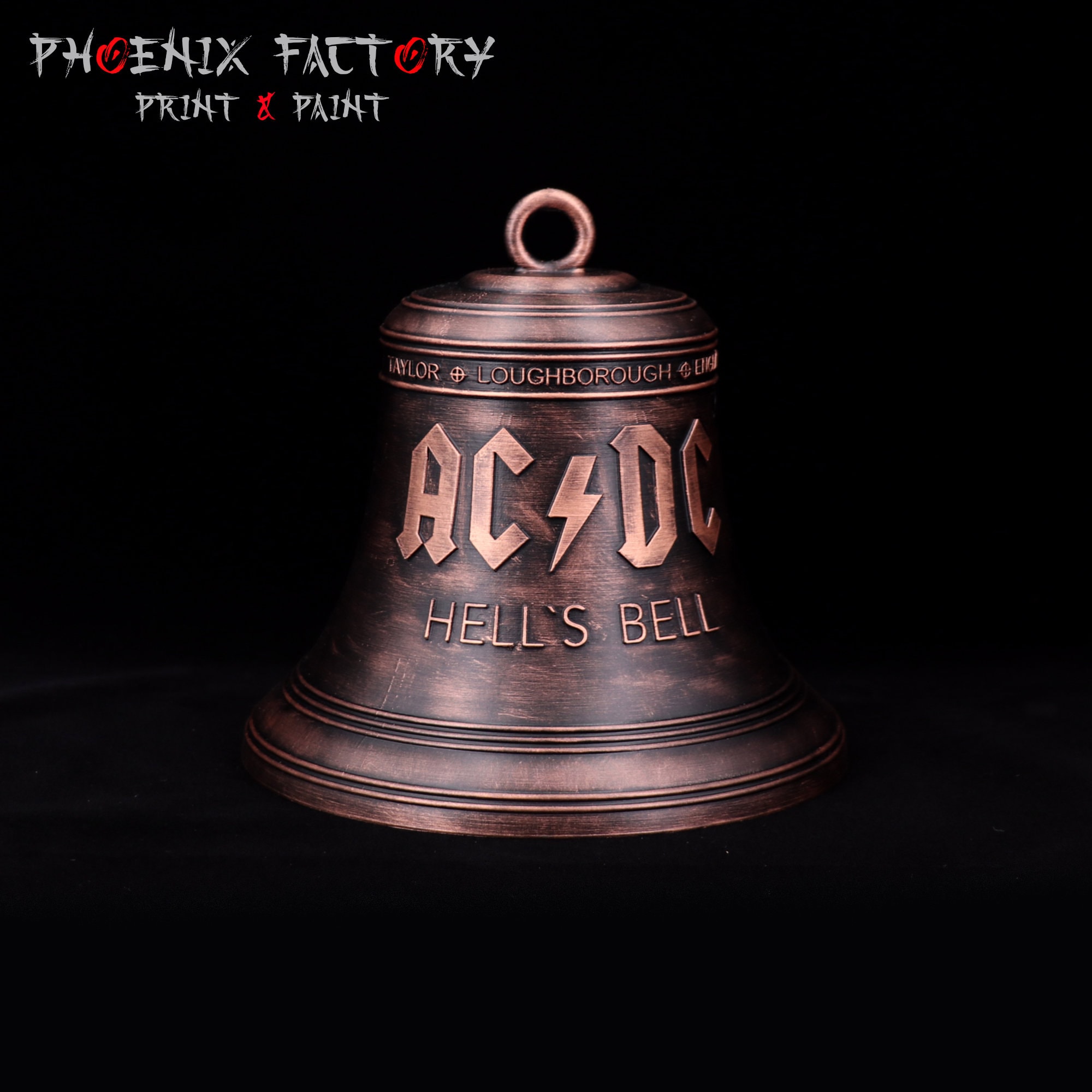 AC/DC hells bells art fan / cloche fan art ac/dc Hell's Bell - Etsy France