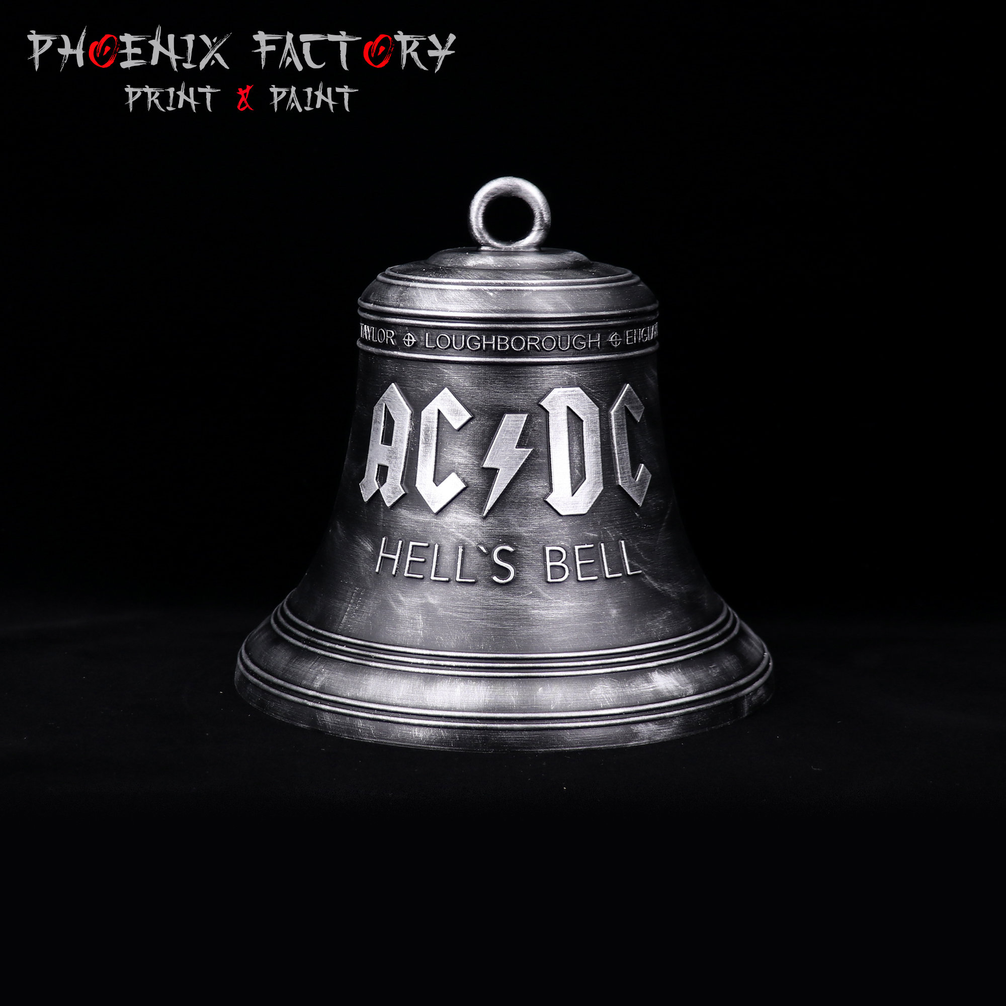 AC/DC hells bells art fan / cloche fan art ac/dc Hell's Bell - Etsy France