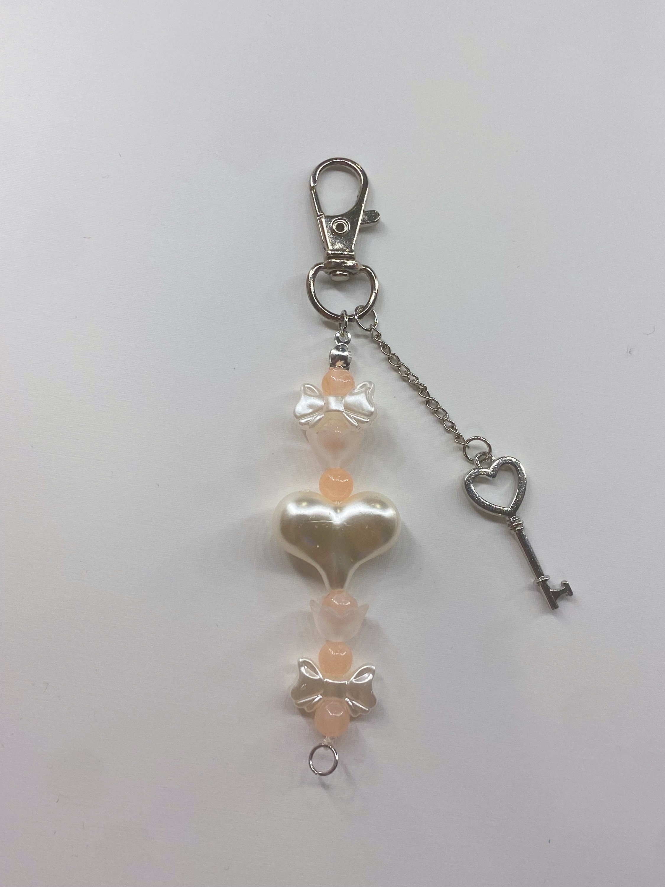 Heart Coquette Aesthetic Keychain Accessory - Etsy