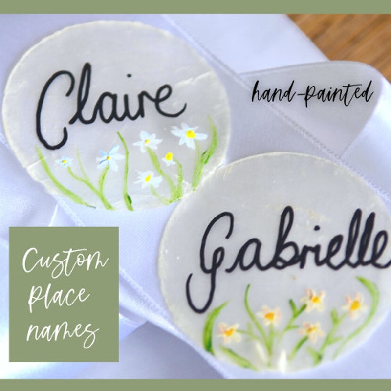 Sea Shell Place Card - Etsy