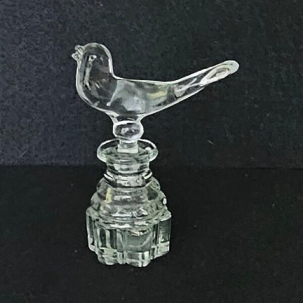 Perfume Bottle With Bird Stopper - Etsy