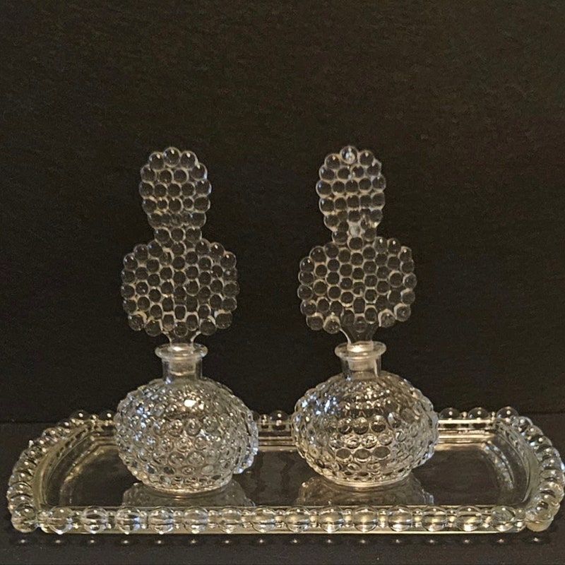 Glass Dresser Set - Etsy