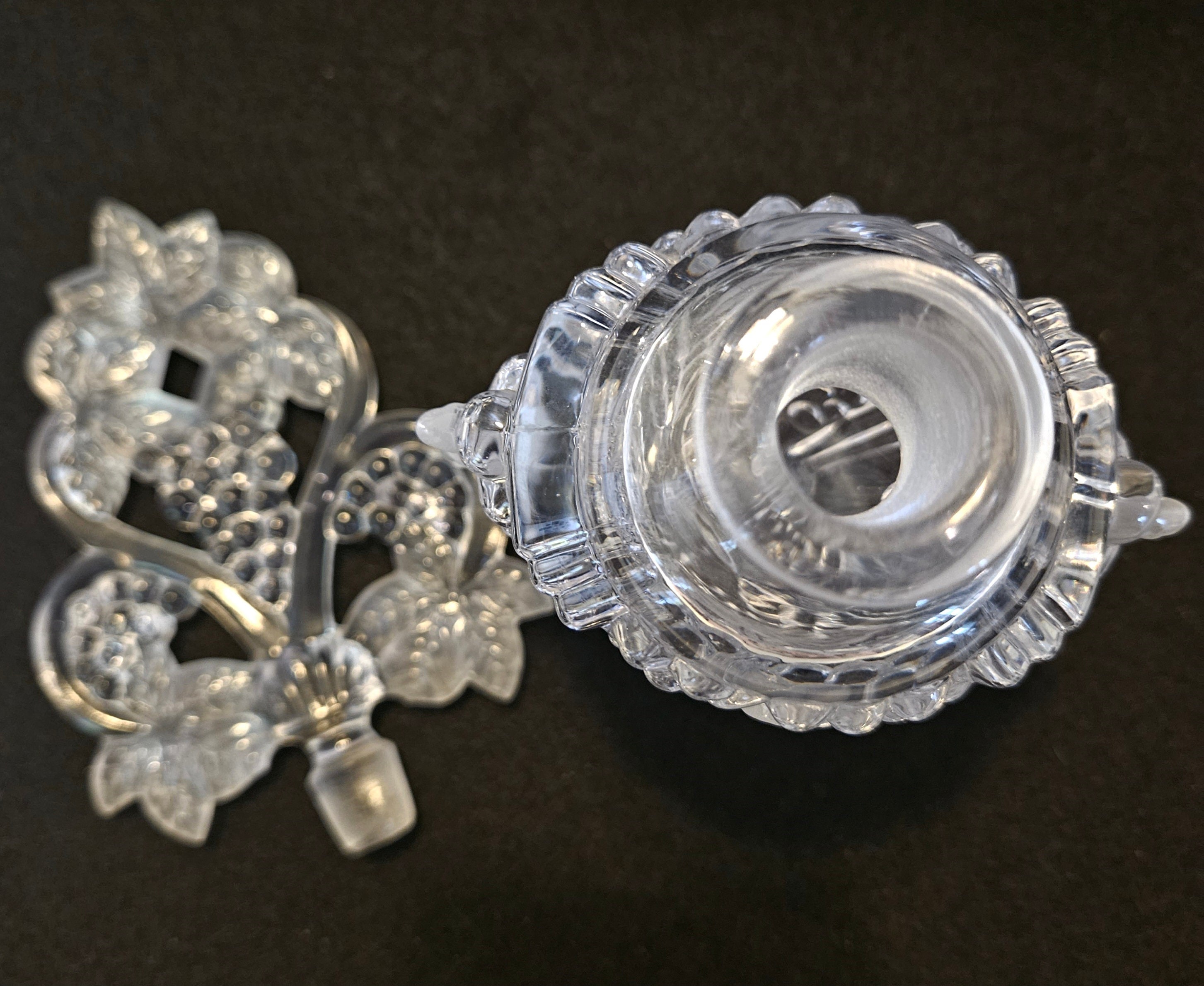 Grapevine Fan Stopper Perfume Bottle - Etsy