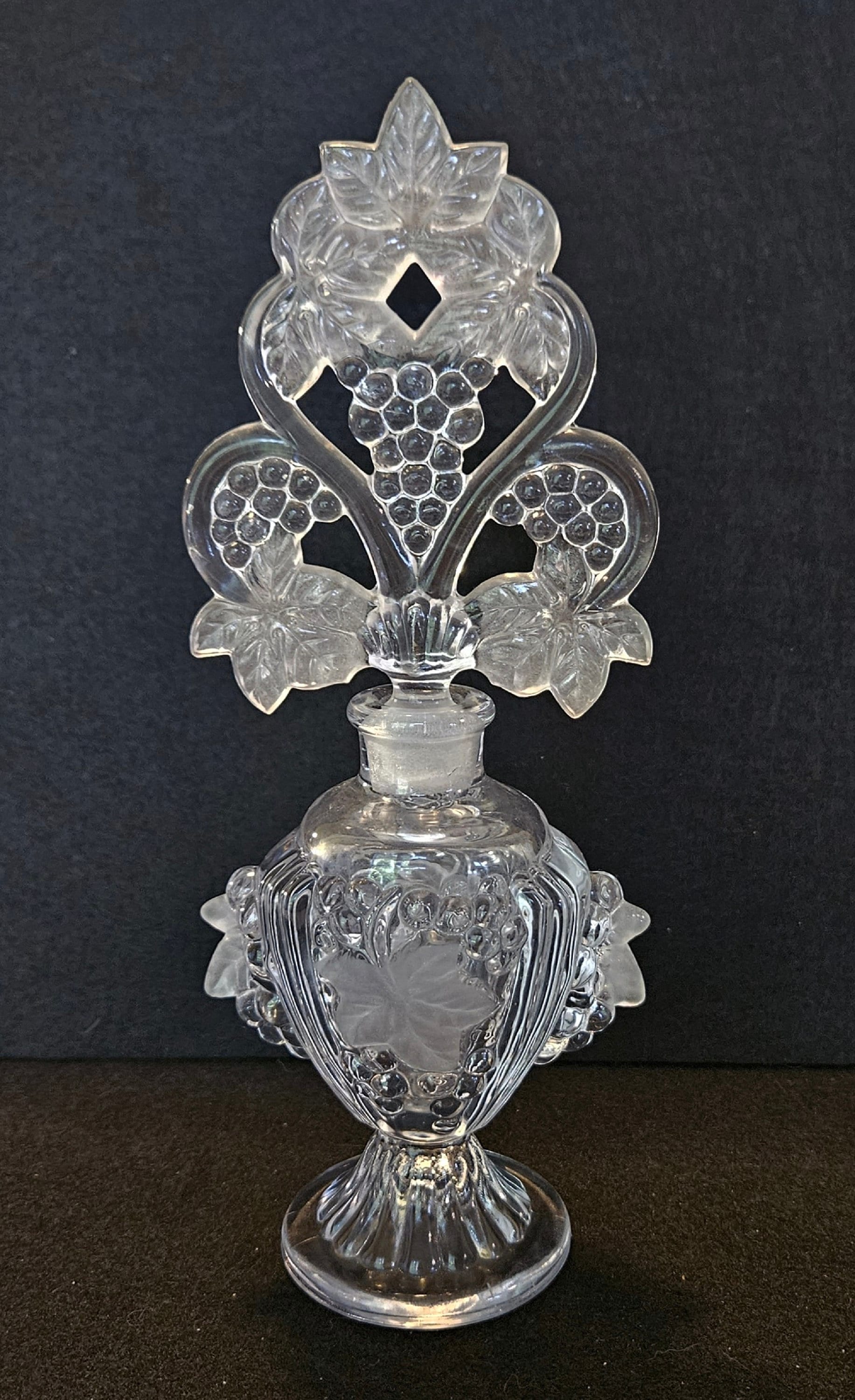 Grapevine Fan Stopper Perfume Bottle - Etsy