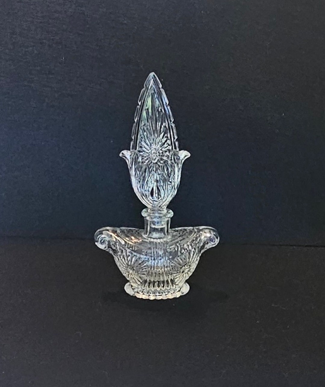 Vintage Glass Perfume Bottle - Etsy