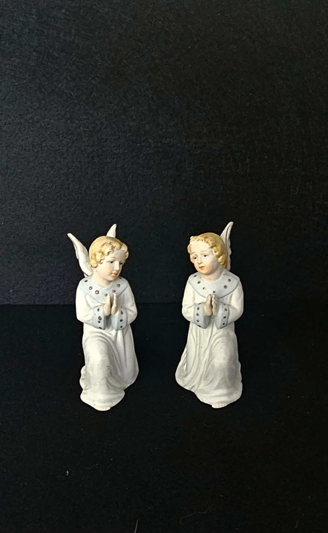 Set of Vintage Porcelain Angels - Etsy