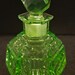 Green Polygon Shaped Perfume Bottle - Etsy
