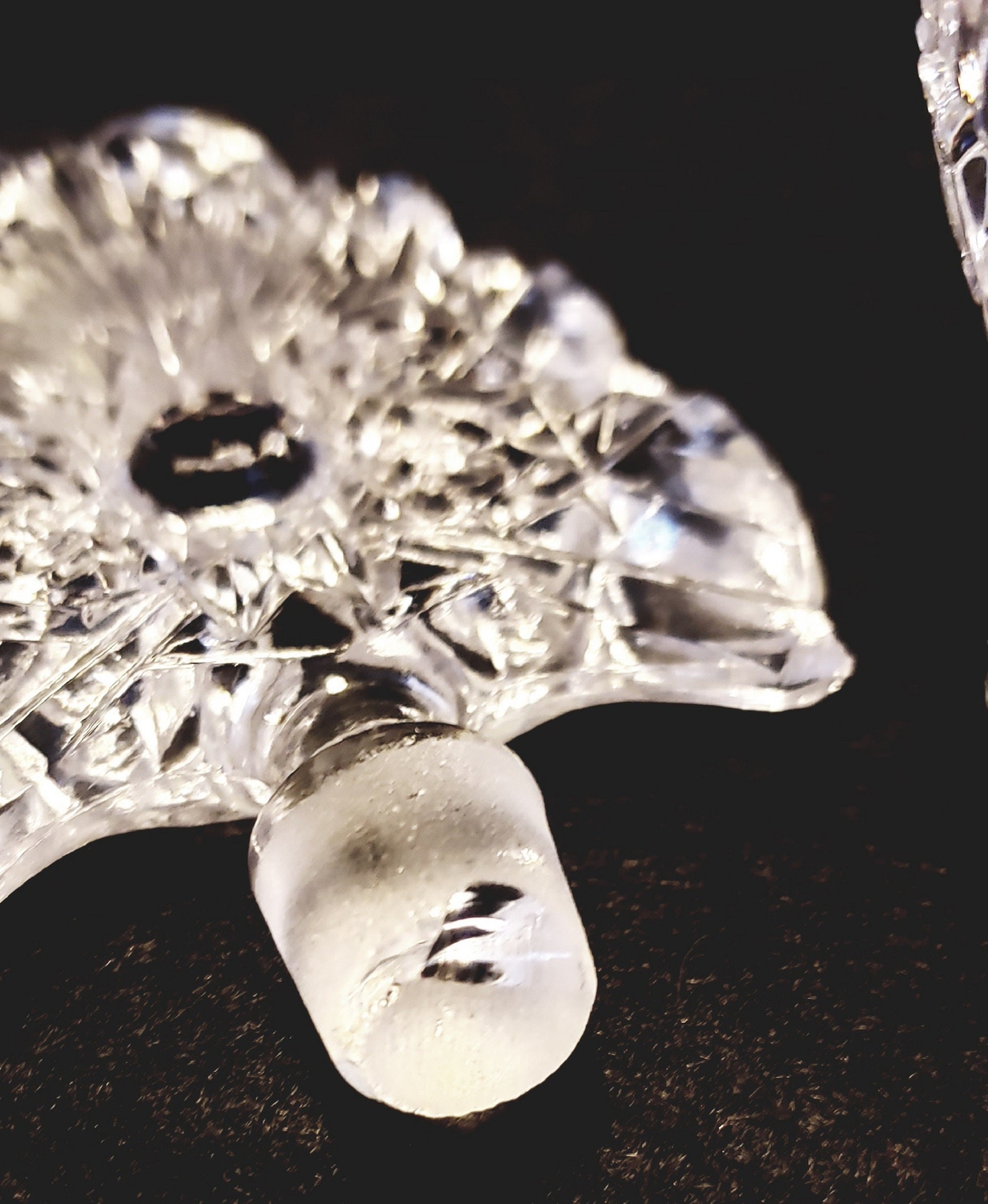 Imperial Glass Fan Stopper Perfume Bottle - Etsy