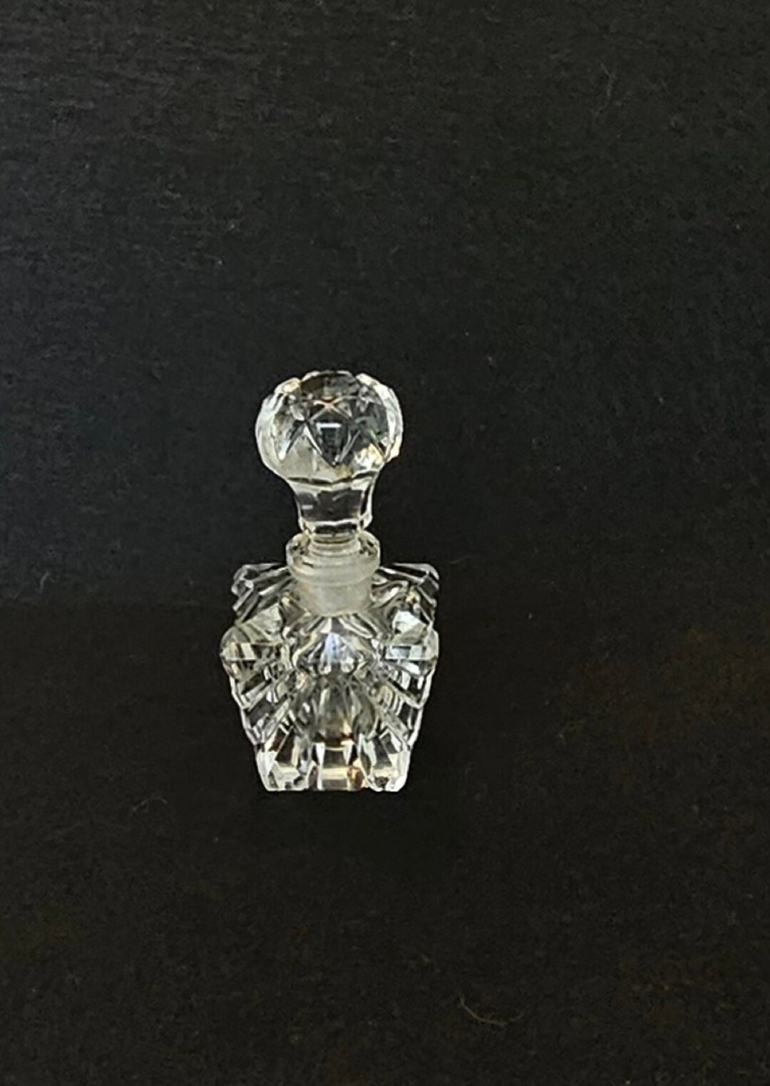 Cut Glass German Perfume Bottle - Etsy