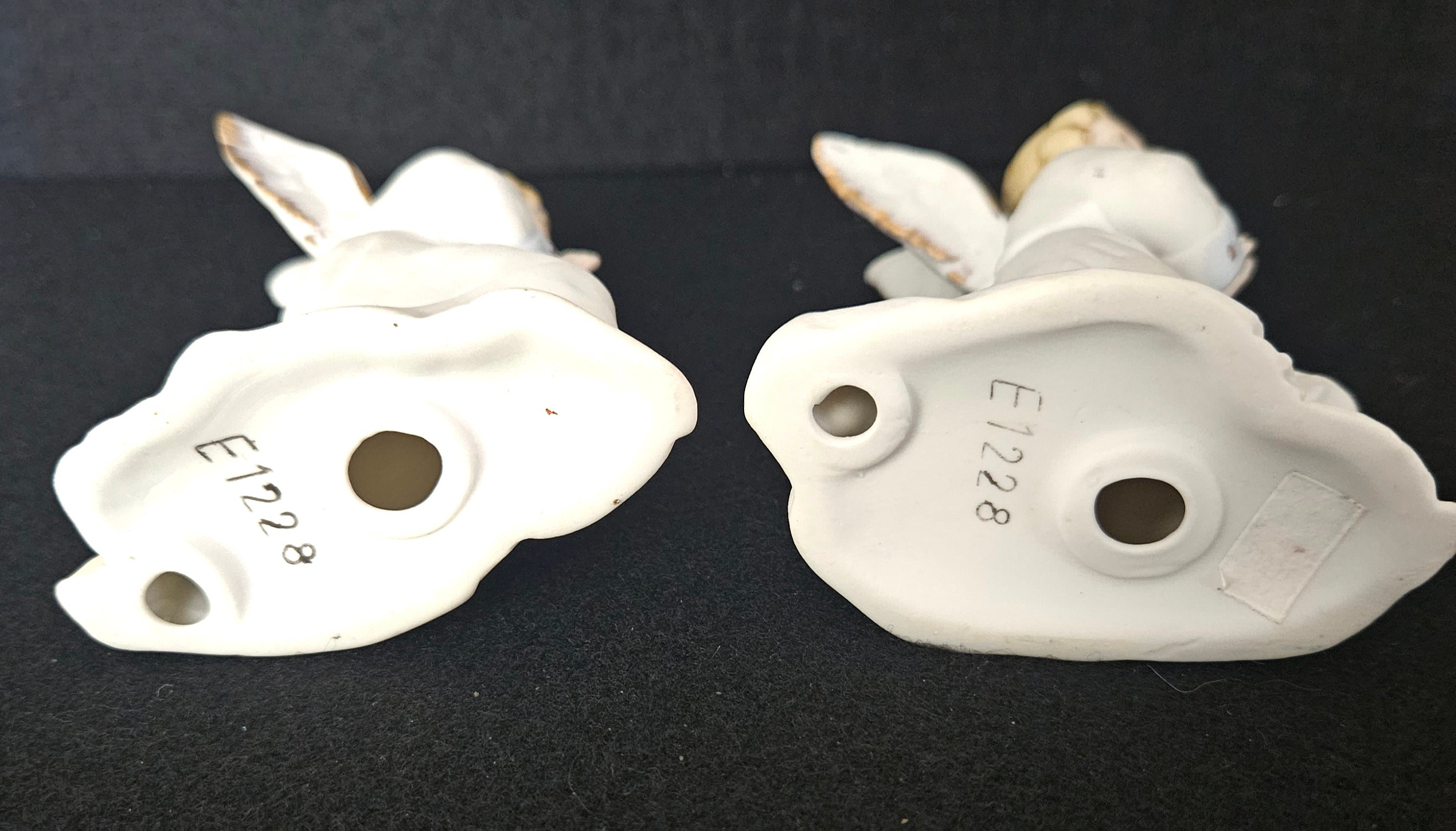 Set of Vintage Porcelain Angels - Etsy