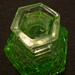 Green Polygon Shaped Perfume Bottle - Etsy