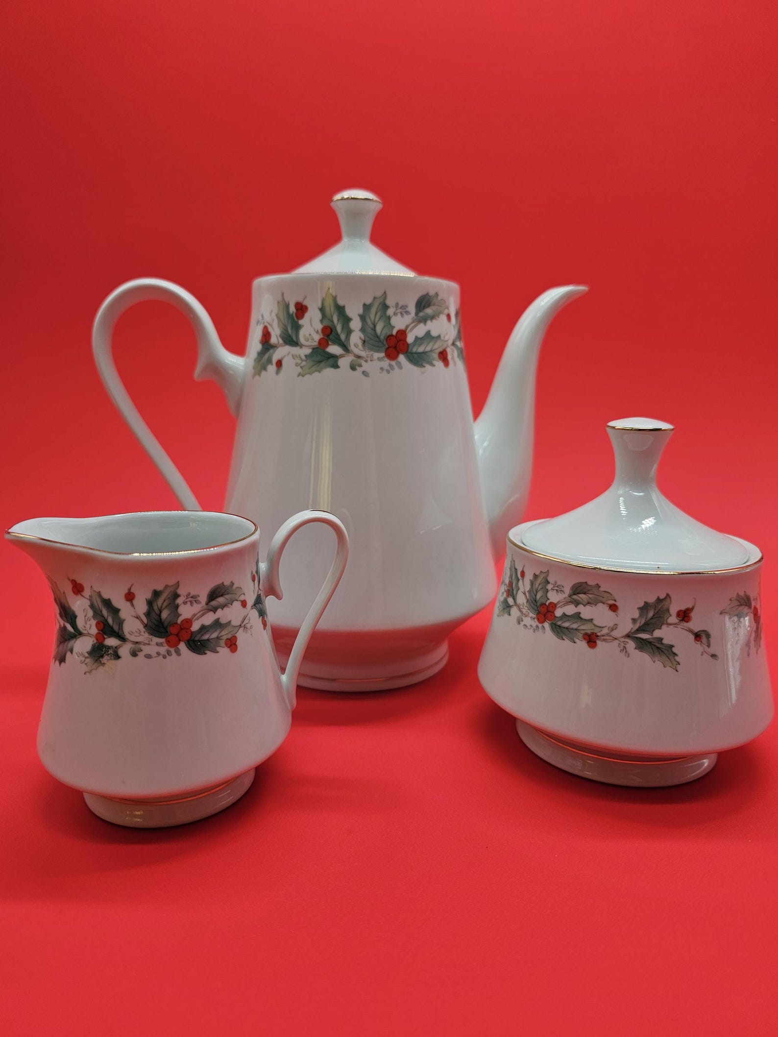 Noel China Pearl Teapot and Teacups - Etsy