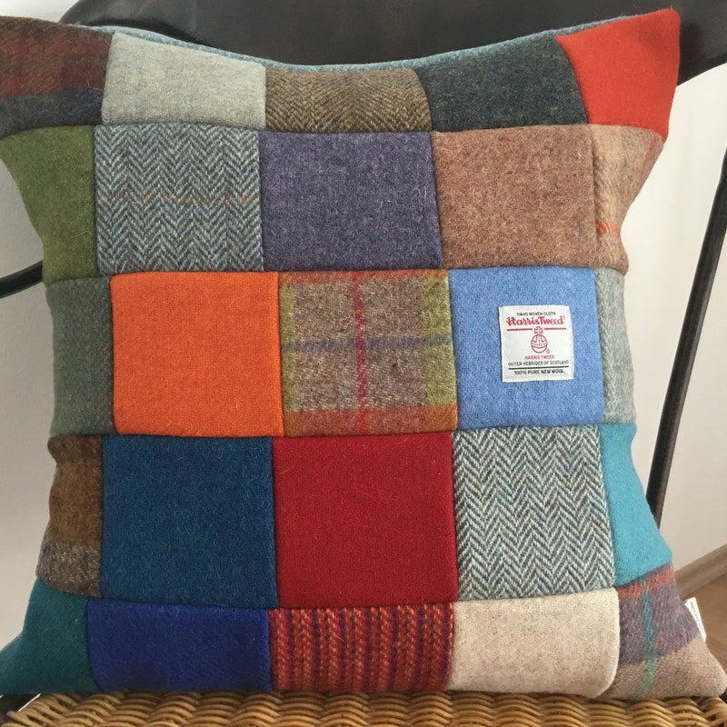 Tweed Patchwork - Etsy UK