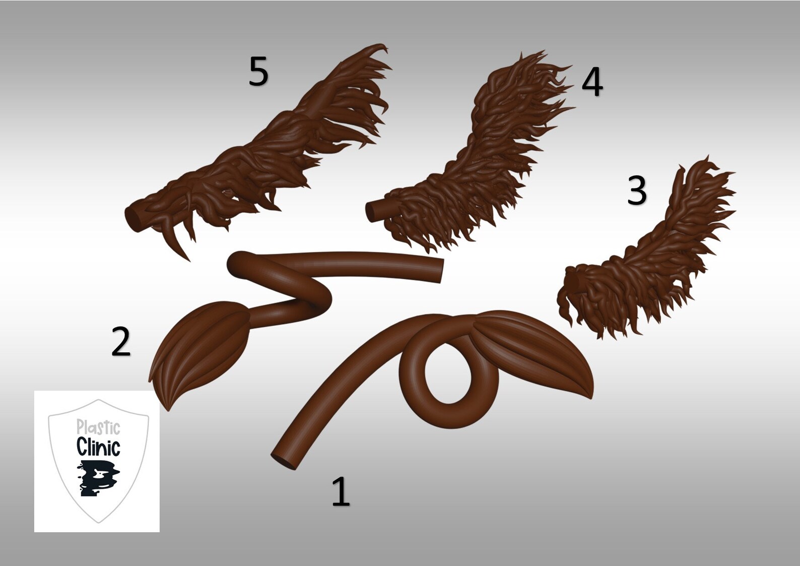 Replacement Tails Horse Boar Wolf Pack of 10 20 for - Etsy