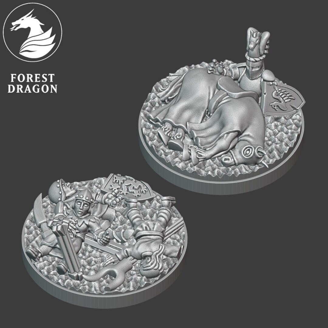 Chivalric Knights Wound Markers Forest Dragon 10mm - Etsy