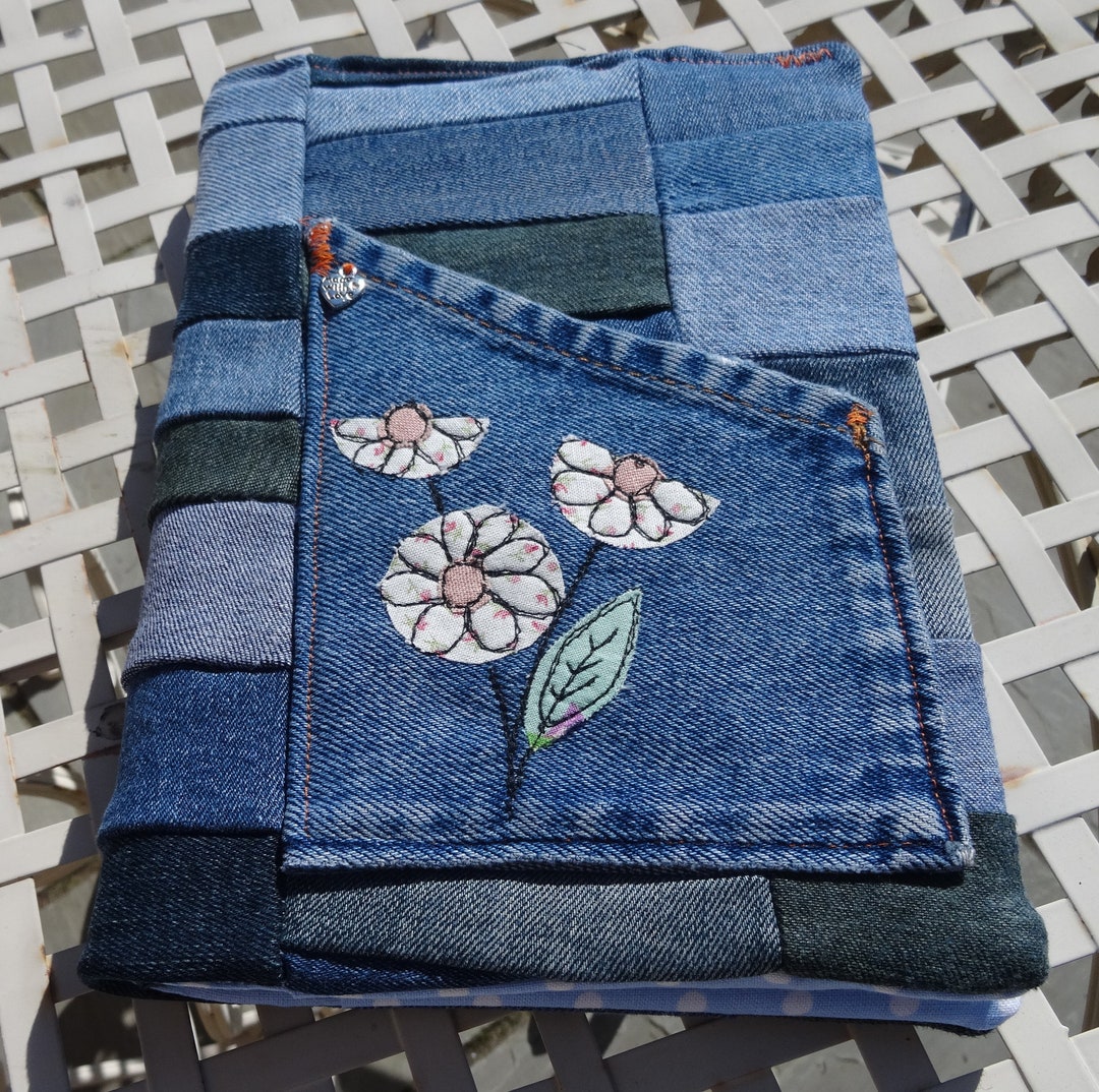 Handmade Fabric Book Cover, A5 Notebook Cover, A5 Diary Cover, Up ...