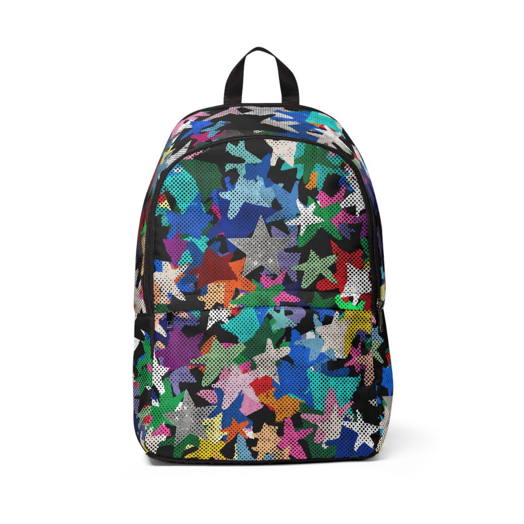 Bling Superstar Fabric Backpack, Bling Backpack for School, Multi Color ...