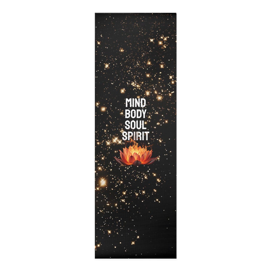 Cosmic Yoga Mat | Yin Yang Space Design for Mindfulness, Home Decor ...