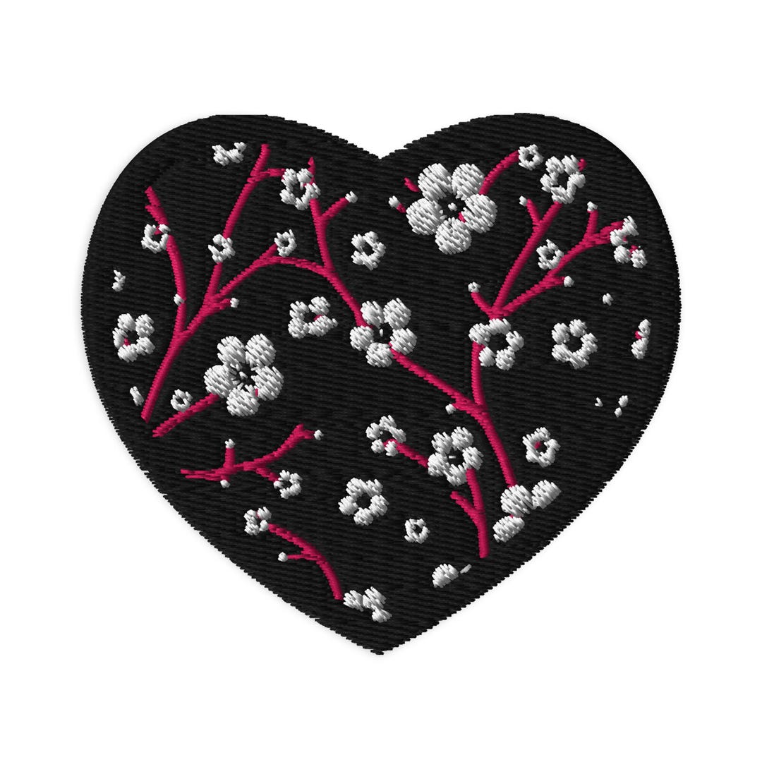 CHERRY BLOSSOM Embroidered Patches - Etsy