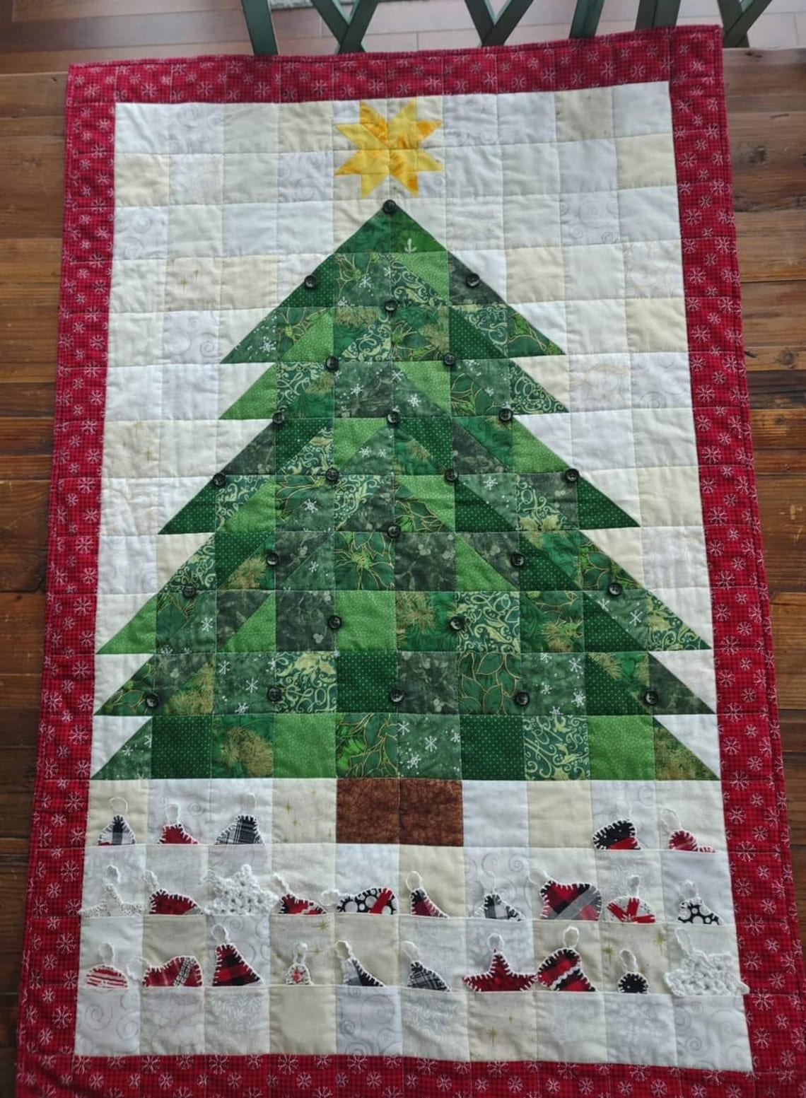 Quilted Christmas Tree Advent Calendar Pattern - Etsy