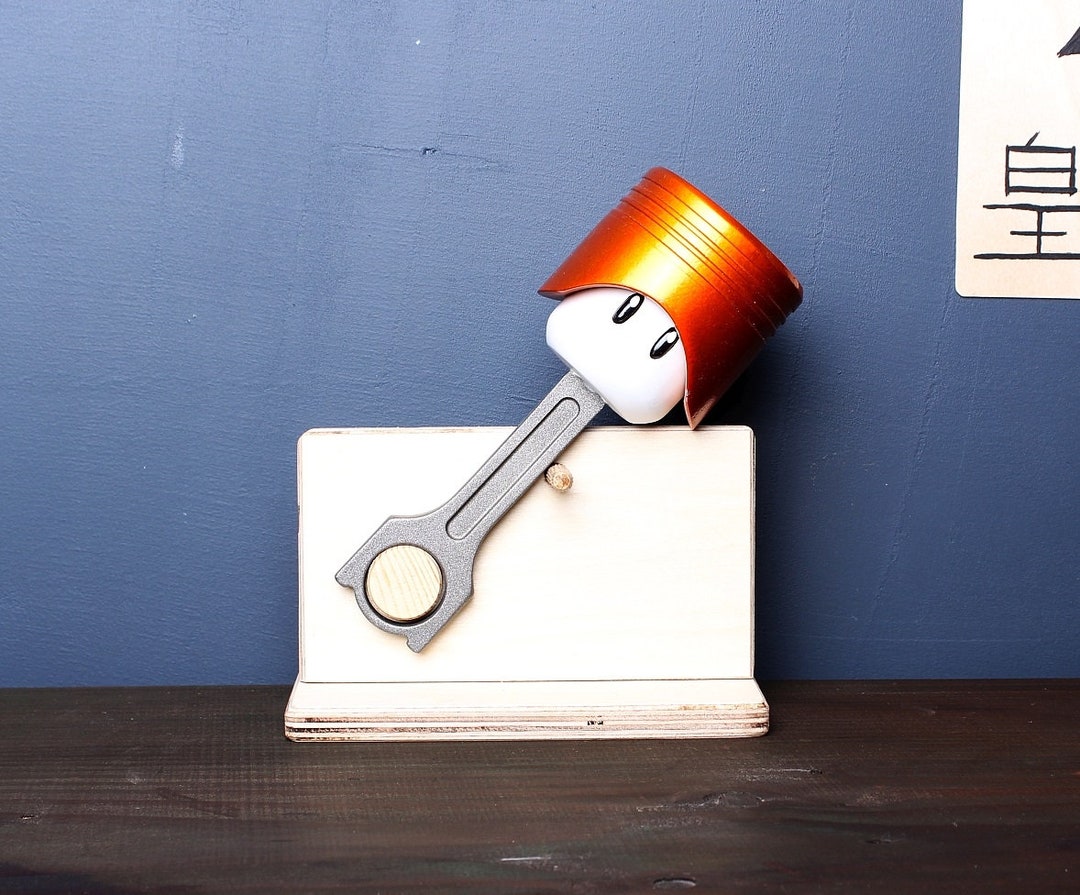 Mushroom Piston Orange Prop Figure - Etsy