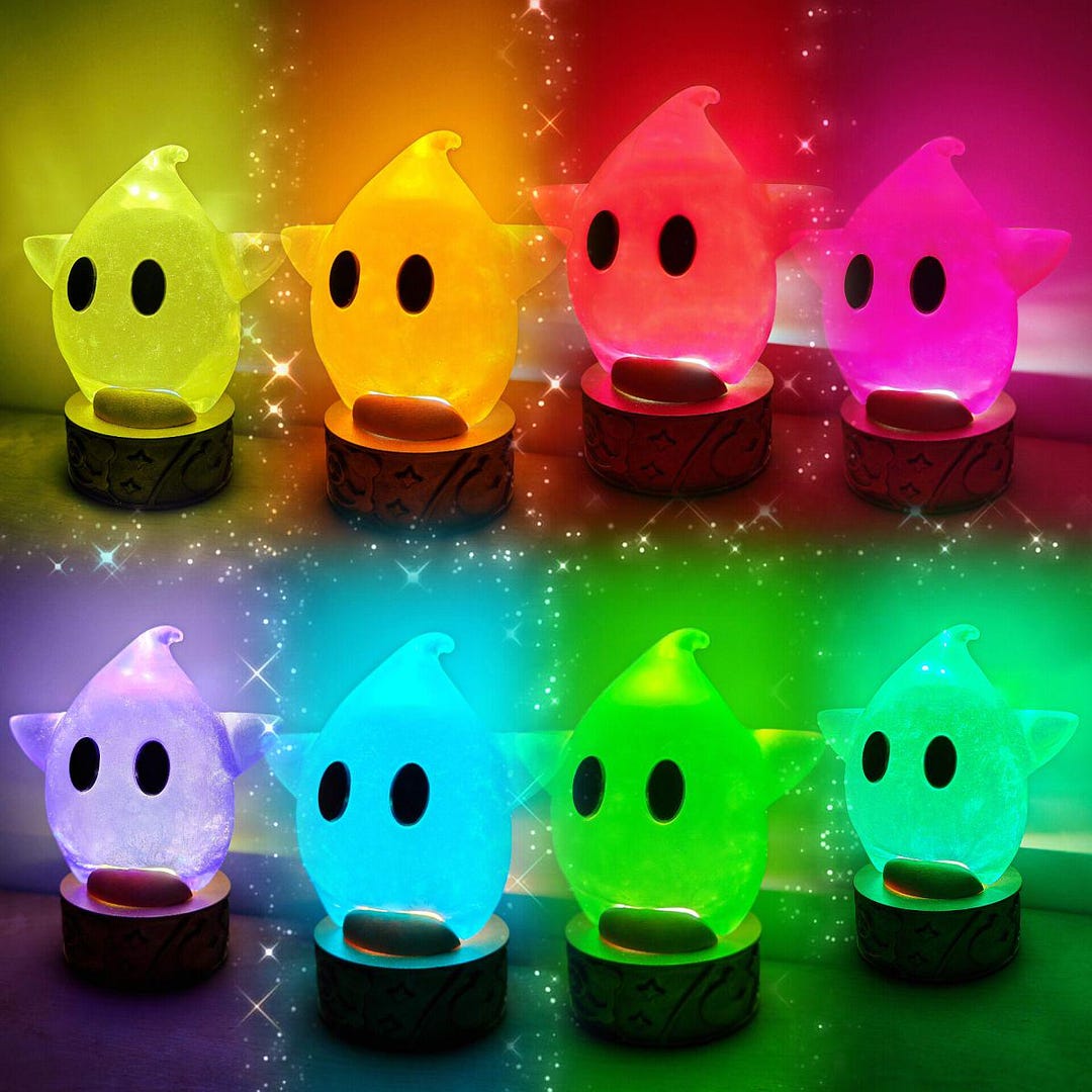 Luma Star Lamp - Mario Galaxy - Etsy