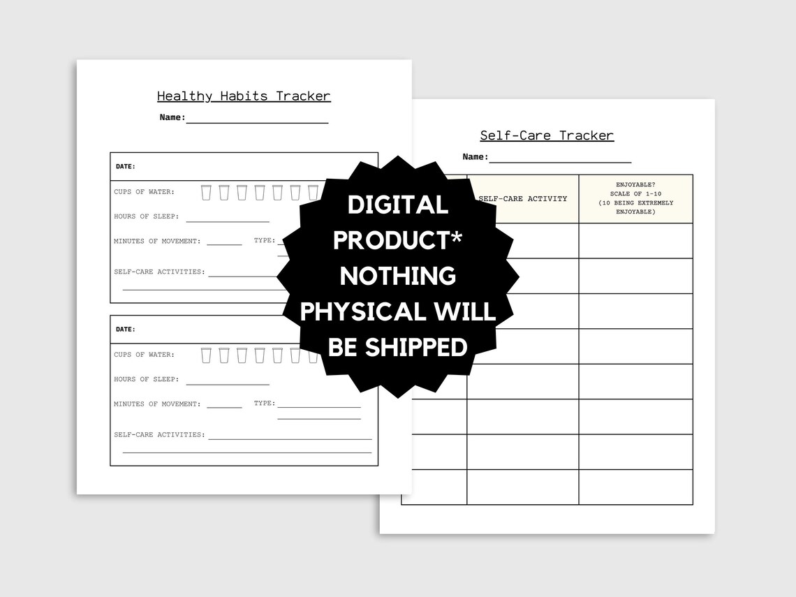 Counselling Tracking Sheets, Mood Thought Goal-setting Trackers - Etsy