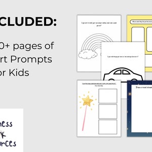 Art Therapy Journal, Kids Art Worksheets, Counselling Icebreaker - Etsy