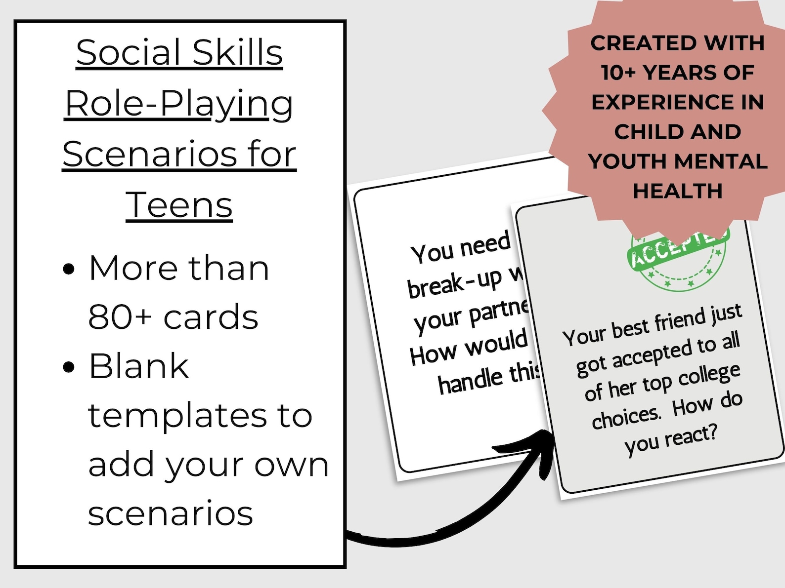 Social Skills Bundle for Teens, Role-playing, Discussion Questions ...