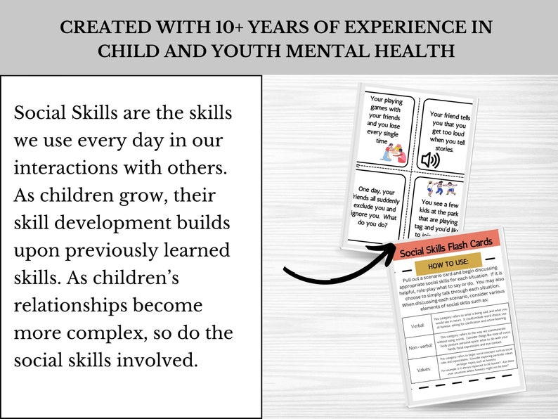Social Skills Flashcards for Kids and Teens BUNDLE - Etsy