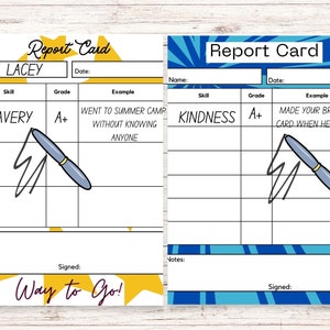 Daily Behaviour Report Card for Kids, Self-esteem Resource, Strengths ...