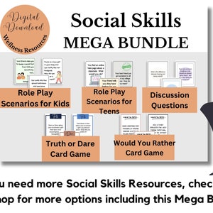 Role-playing Scenarios for Kids Interpersonal Skills - Etsy