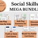 Social Skills MEGA BUNDLE Role Playing Flashcards Games Discussion ...