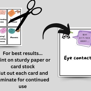 Social Skills List Flashcards - Etsy