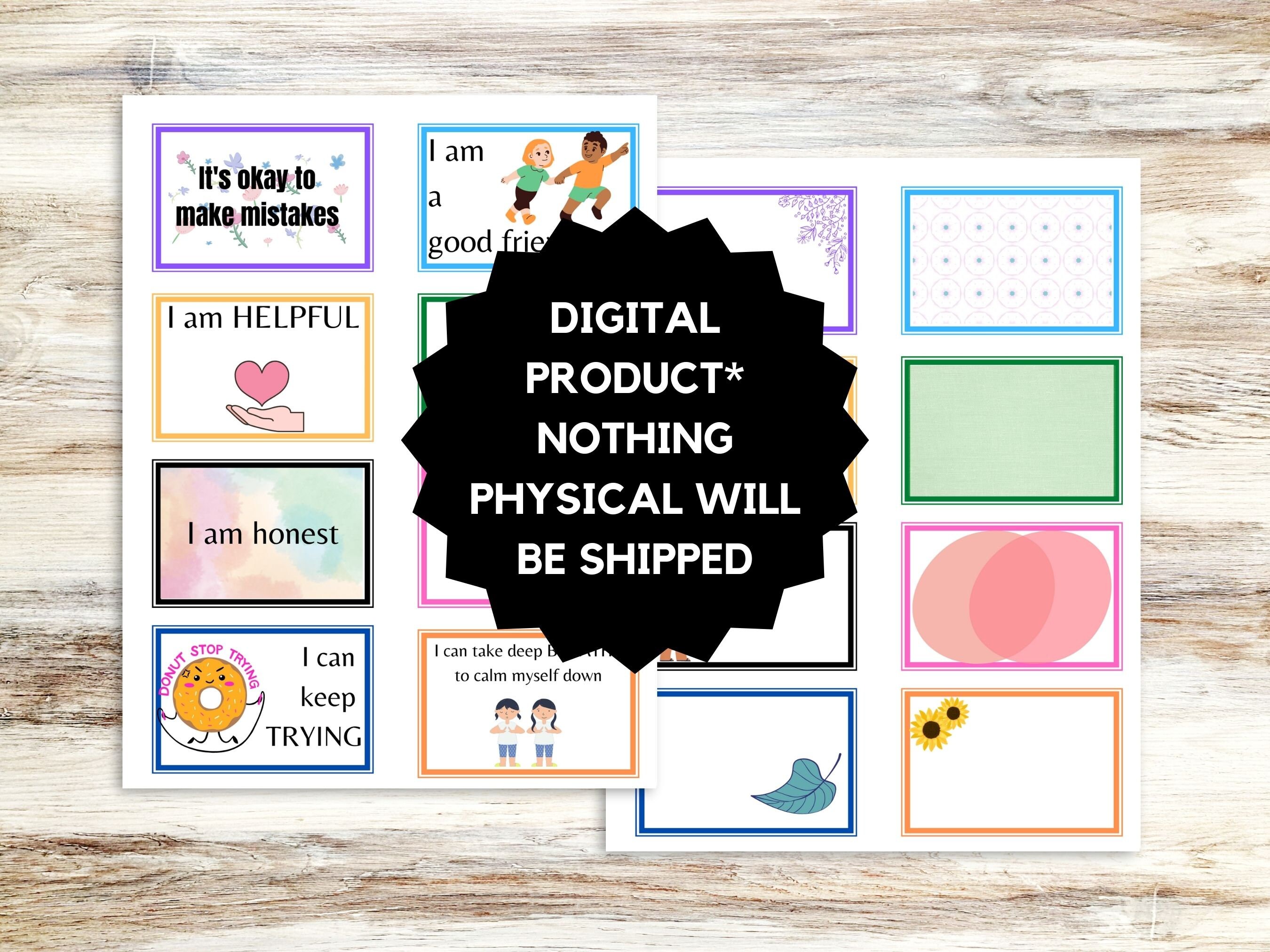 Affirmation Cards Lunchbox Notes for Kids - Etsy