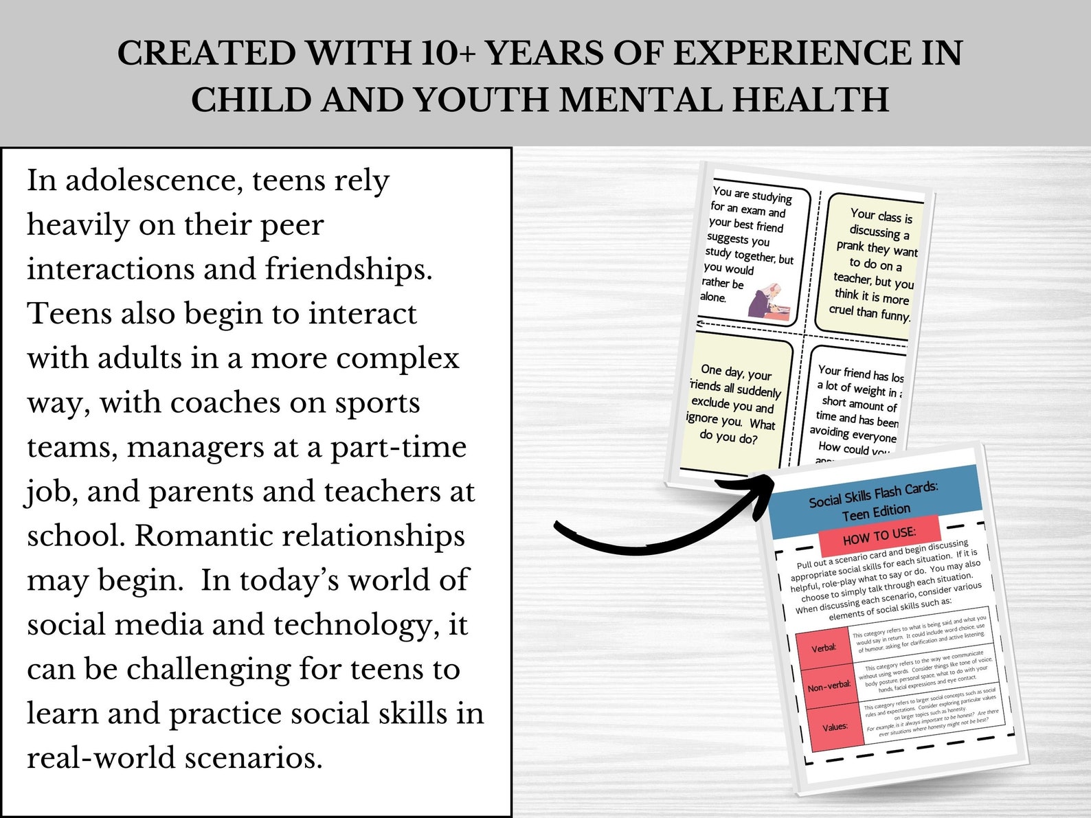 Social Skills Flashcards for Kids and Teens BUNDLE - Etsy Canada