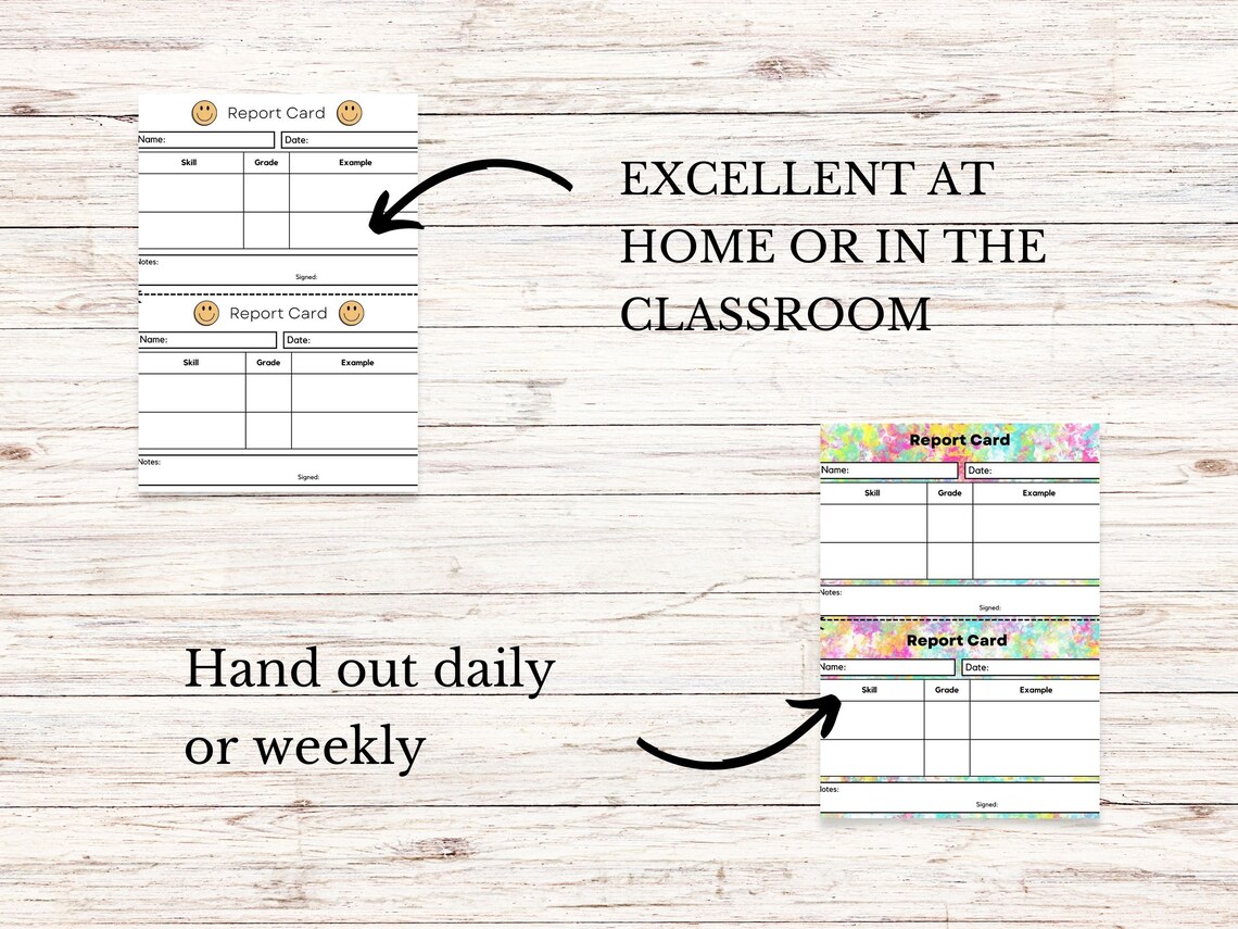 Daily Behaviour Report Card for Kids, Self-esteem Resource, Strengths ...