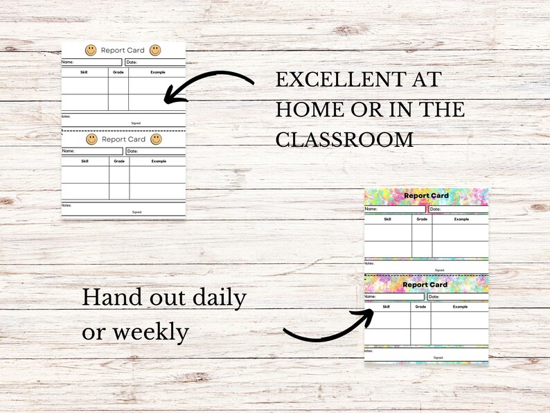 Daily Behaviour Report Card for Kids, Self-esteem Resource, Strengths ...