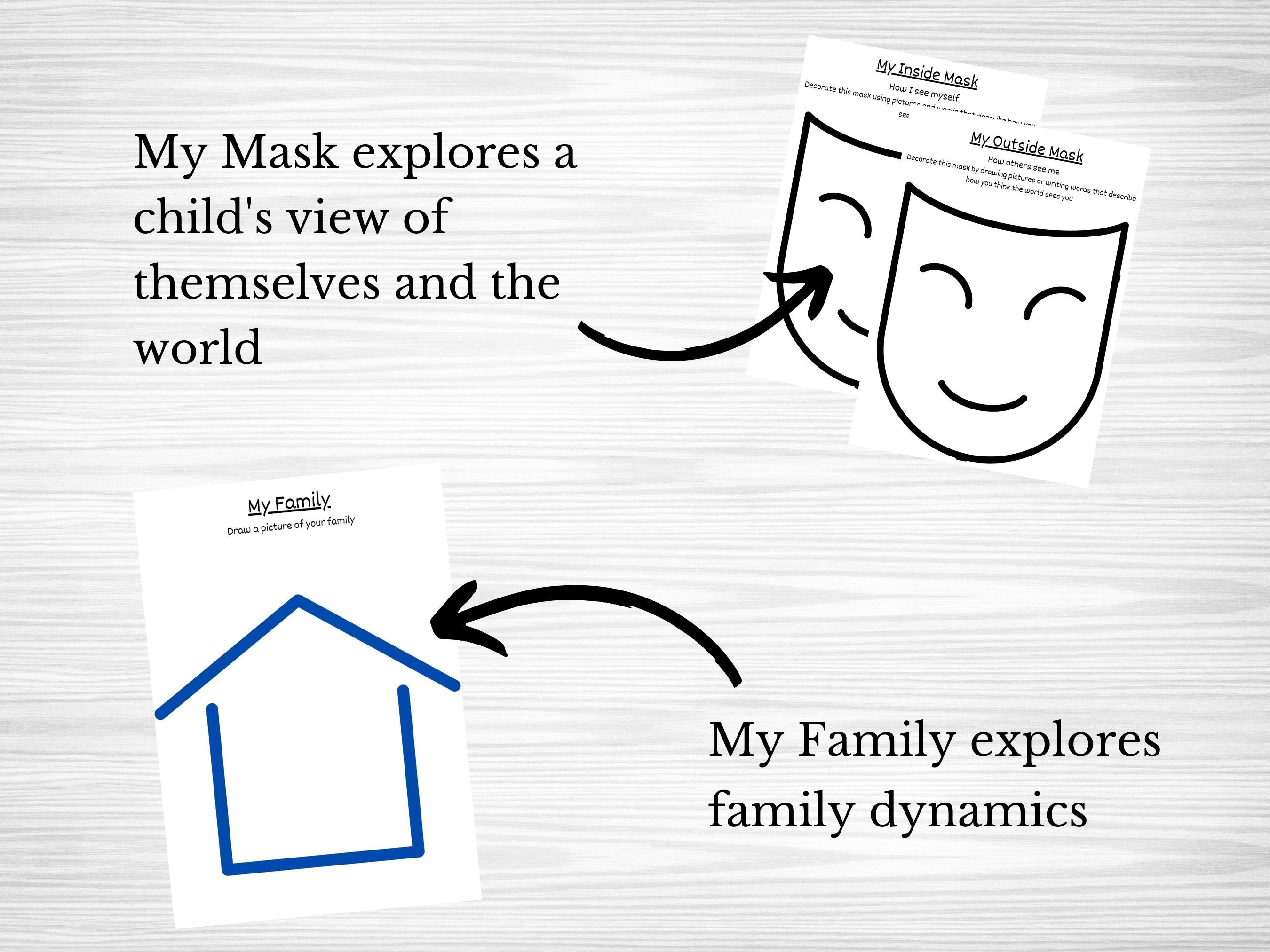 Child Therapy Worksheet Templates Counselling Resources - Etsy