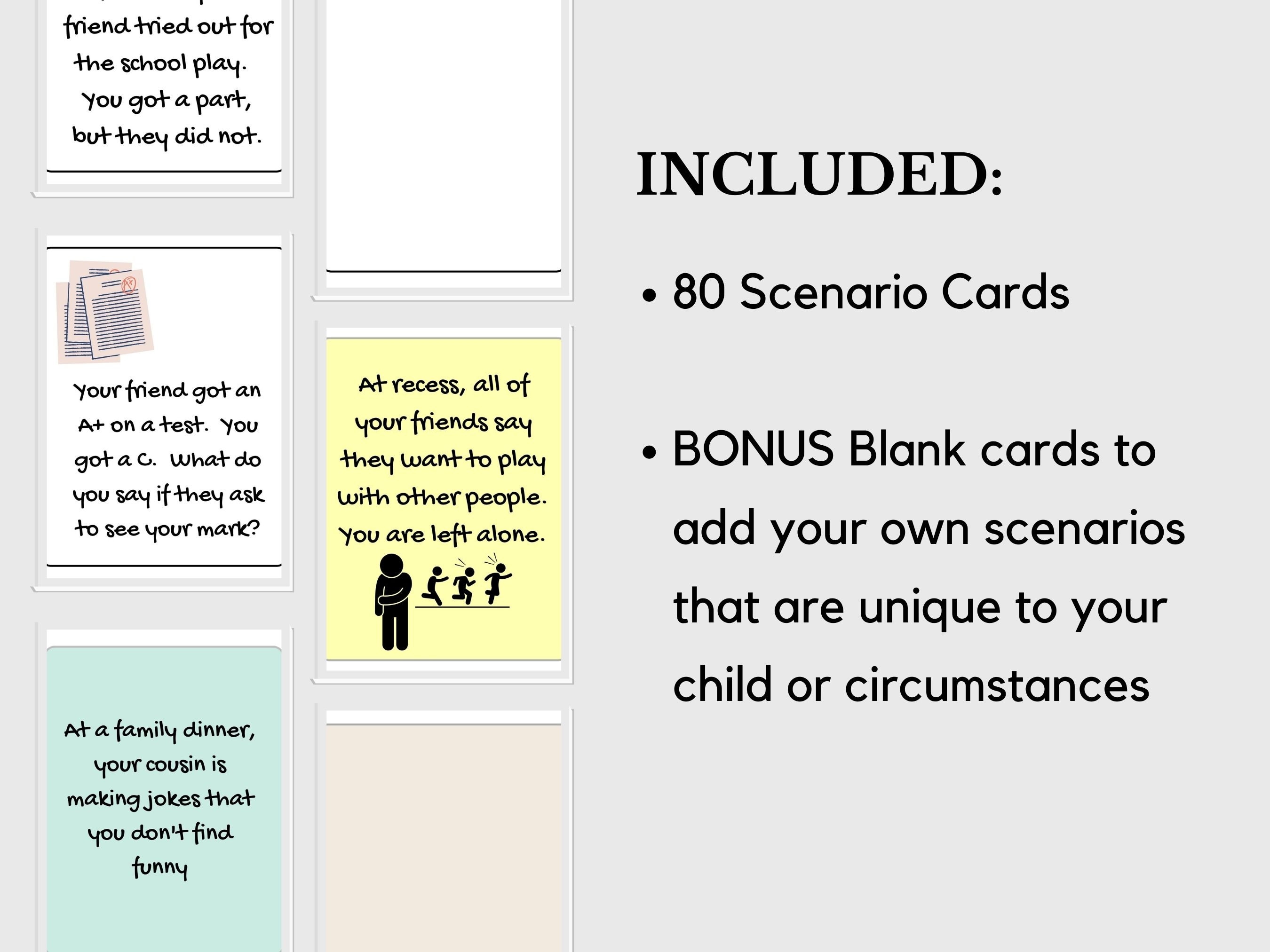 Role-playing Scenarios for Kids Interpersonal Skills - Etsy