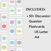 Social Skills Discussion Questions, Printable Flashcards for Kids and ...