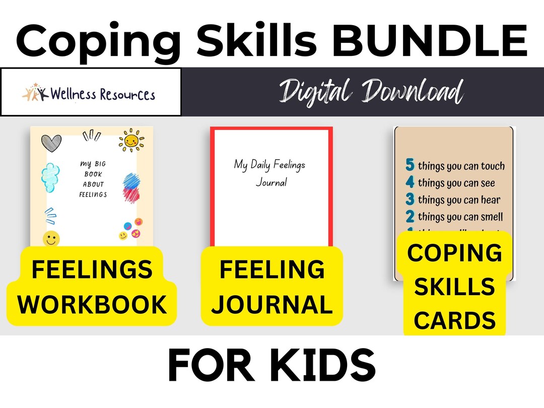 Coping Skills for Kids BUNDLE, Emotional Awareness and Emotional ...