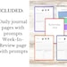 Feelings Journal for Kids, Daily Prompts for Reflection, Mental Health ...