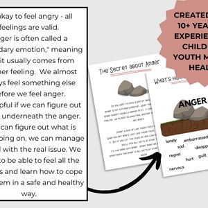 Anger Worksheets for Kids, Feelings Detective, Anger Coping Skills ...
