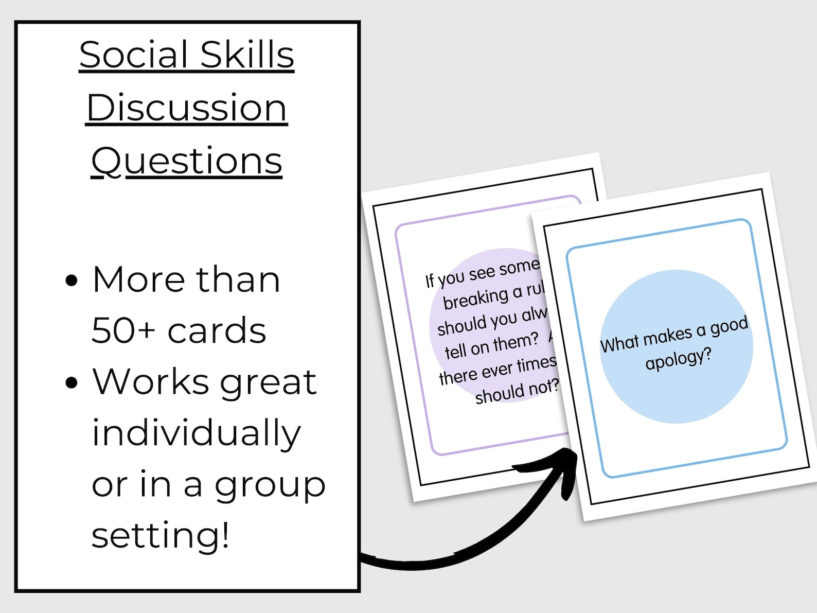 Social Skills Bundle for Teens, Role-playing, Discussion Questions ...