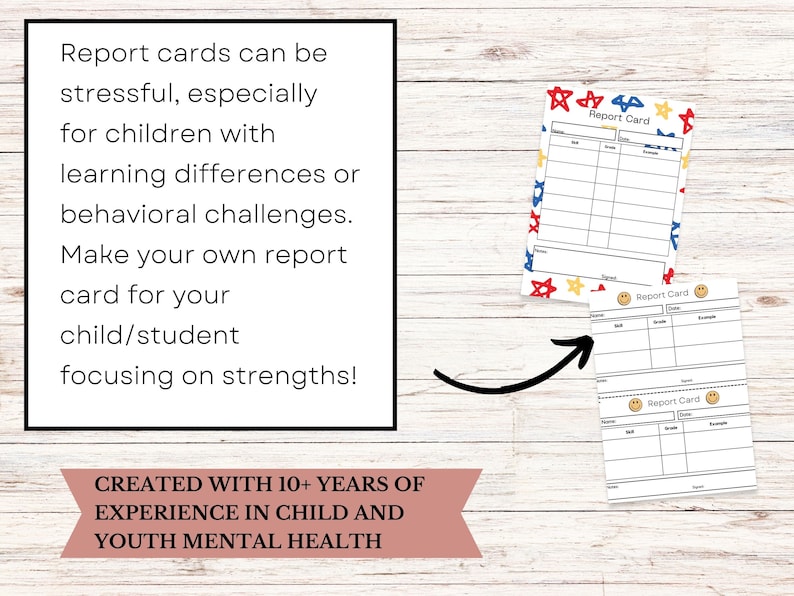 Daily Behaviour Report Card for Kids, Self-esteem Resource, Strengths ...