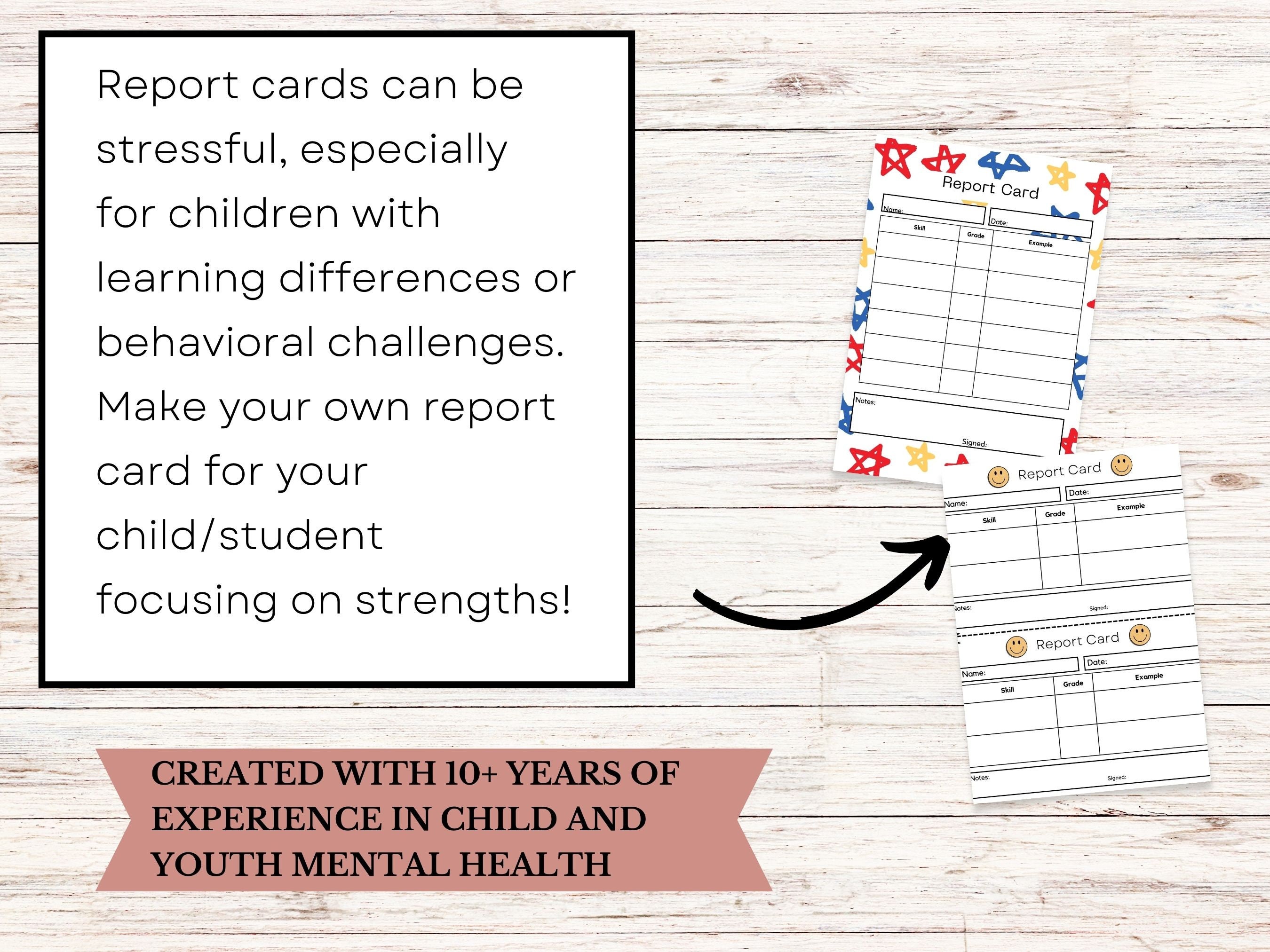 Daily Behaviour Report Card for Kids, Self-esteem Resource, Strengths ...