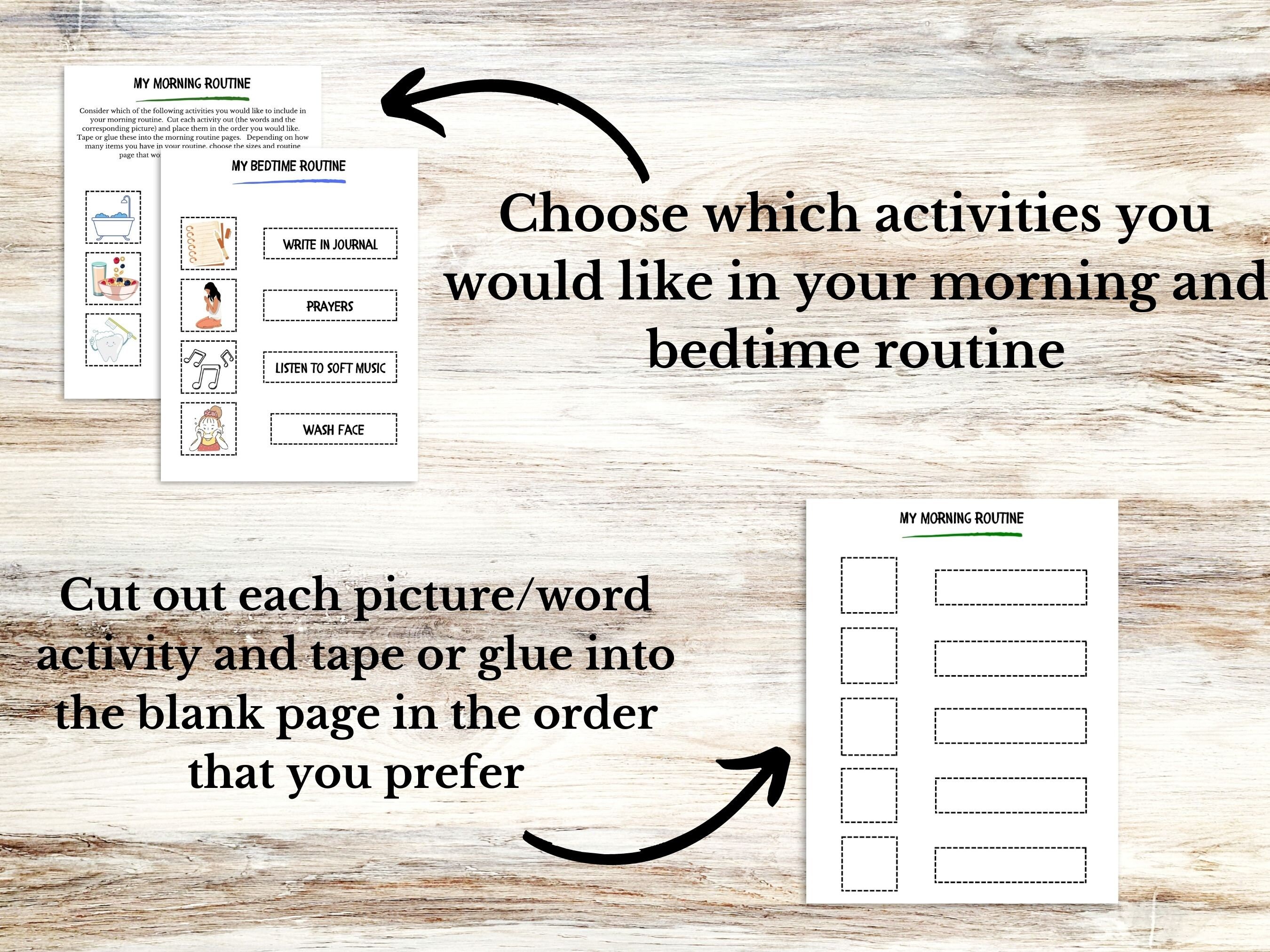 Morning and Bedtime Routine BUNDLE for Kids - Etsy